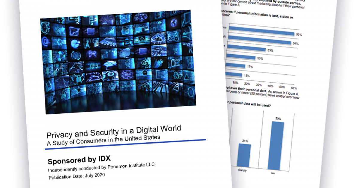 New Ponemon and IDX Study Shows Rift in Consumer Privacy… | IDX